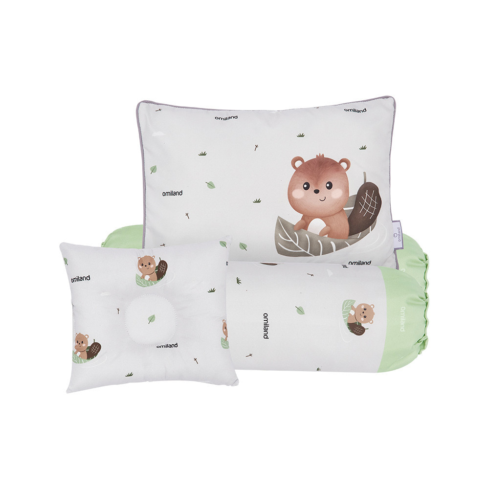 Jual Omiland Bantal Guling Set + Bantal Peang Motif Sloth, Panda ...