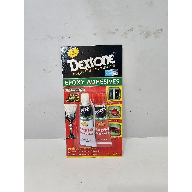 Jual Dextone Lem Besi Epoxy 5 menit rapid epoxy adhesive | Shopee Indonesia