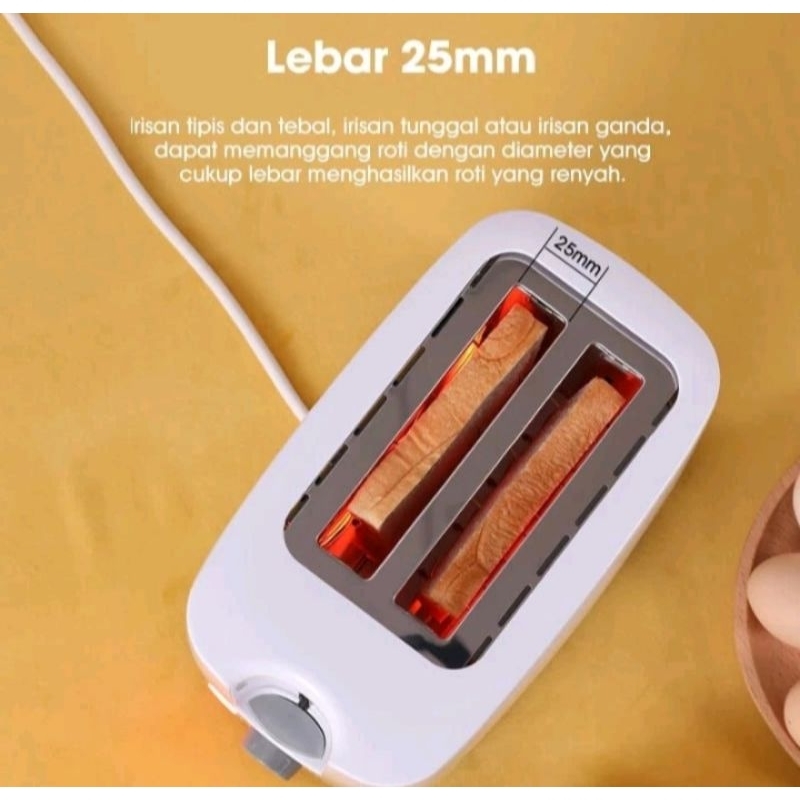 Jual SAMONO Toaster Pemanggang Roti SW-TW750 - Putih | Shopee Indonesia