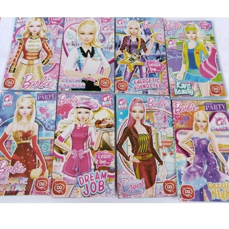 Jual Mainan BP bongkar pasang Barbie Bentuk Buku kecil | Shopee Indonesia