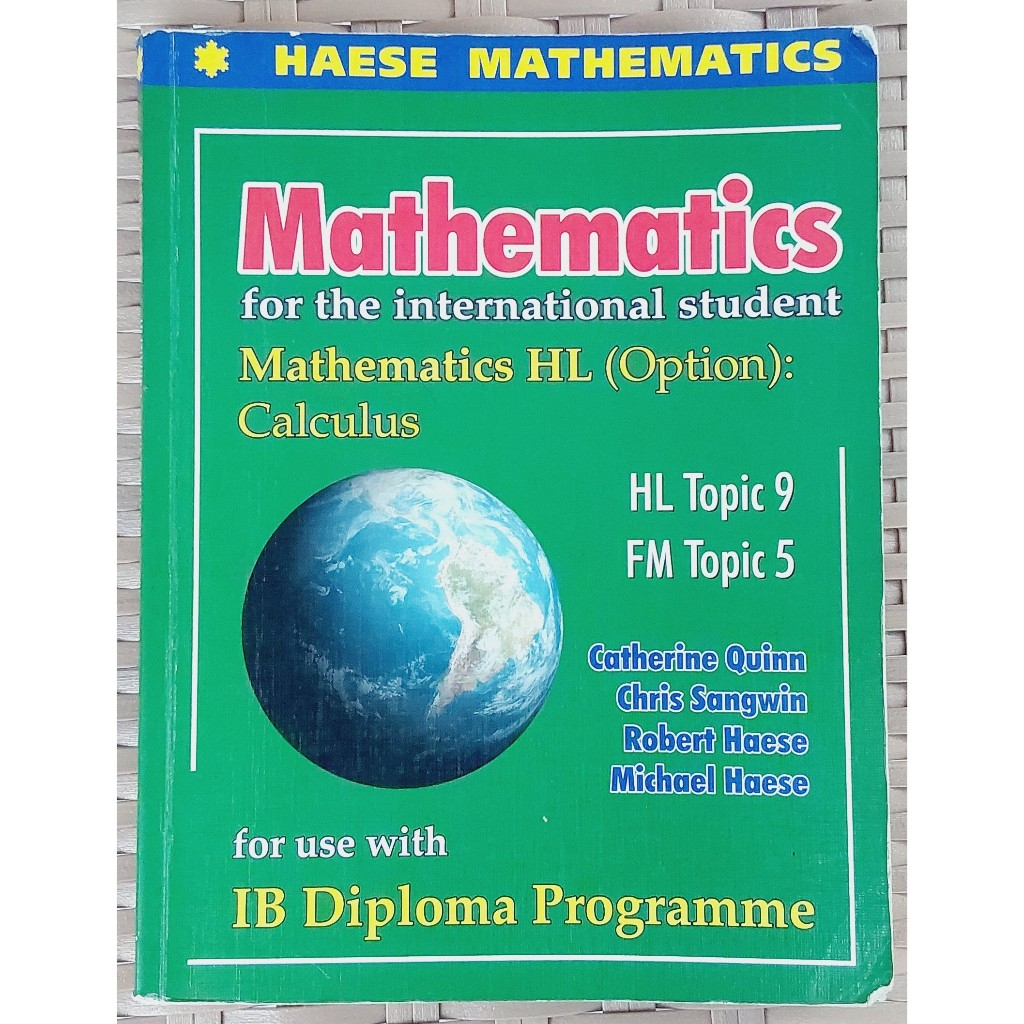 Jual Haese Mathematics For The International Student: IB DP HL Option (Calculus), 2013, (English ...