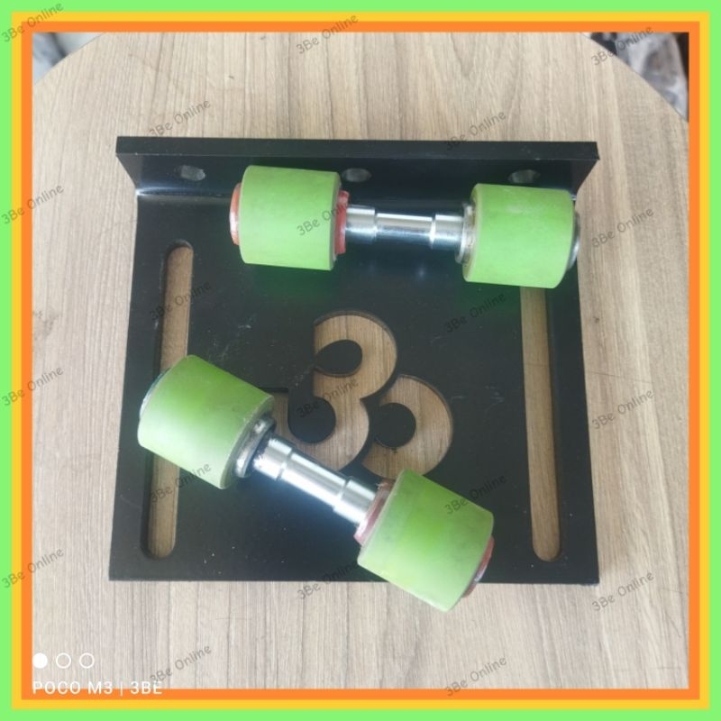 Jual Braket roller nilon rumah roda atas penuntun pintu pagar dorong ...