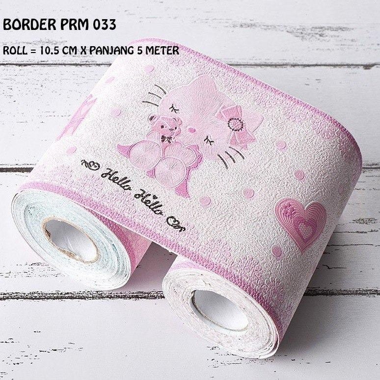 Jual BORDER PRM 033 MOTIF HELO HELLO KITTY KITY BORDER STIKER ...
