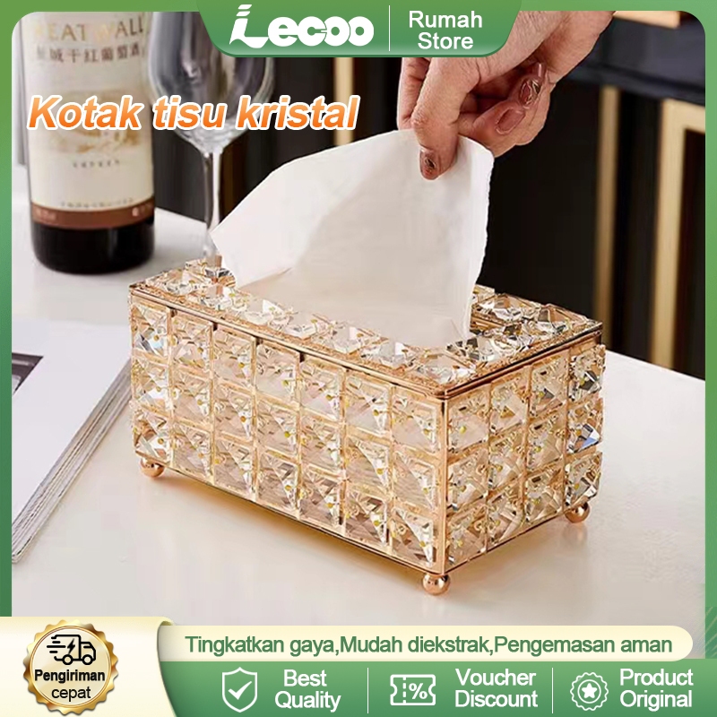Jual Kotak tisu kristal box tissue crystal tempat tisu paling mewah ...