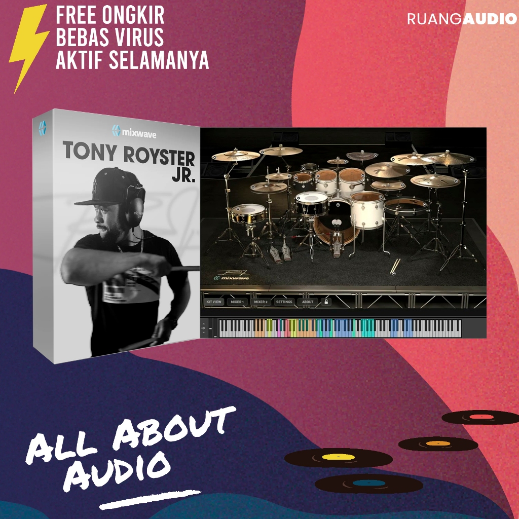 Jual Plugin MixWave Tony Royster KONTAKT Library ( Full Activated ...