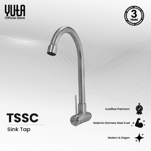 Jual YUTA Kran Cuci Piring - Sink Tap Stainless Steel TSSC | Shopee Indonesia
