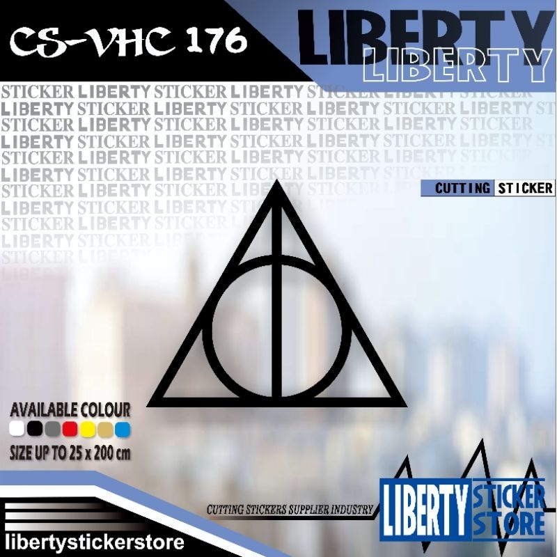 Jual harry potter deathly hallows cutting sticker | harry potter ...