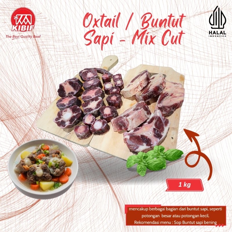 Jual Oxtail / Buntut Sapi - Segar - Mix Cut 1kg | Shopee Indonesia