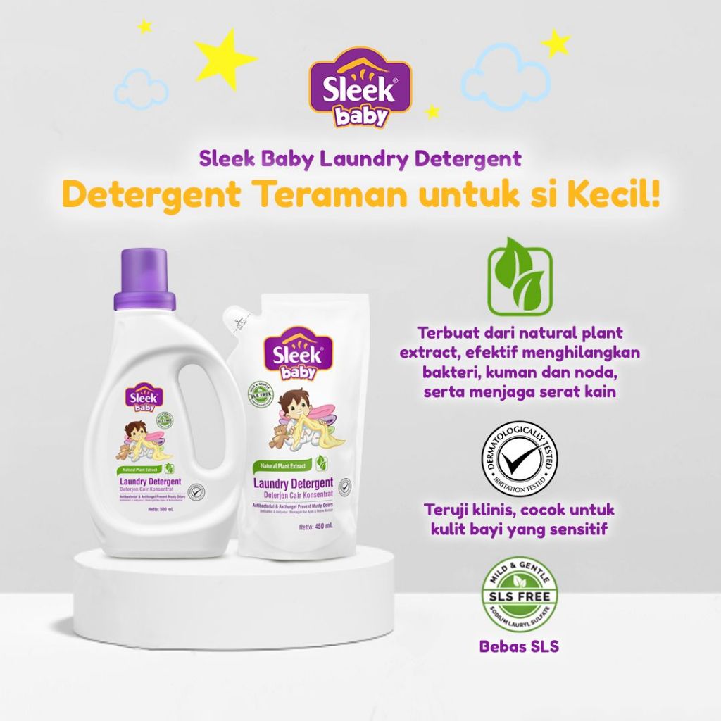 Jual Sleek Laundry Detergent 4L | Shopee Indonesia