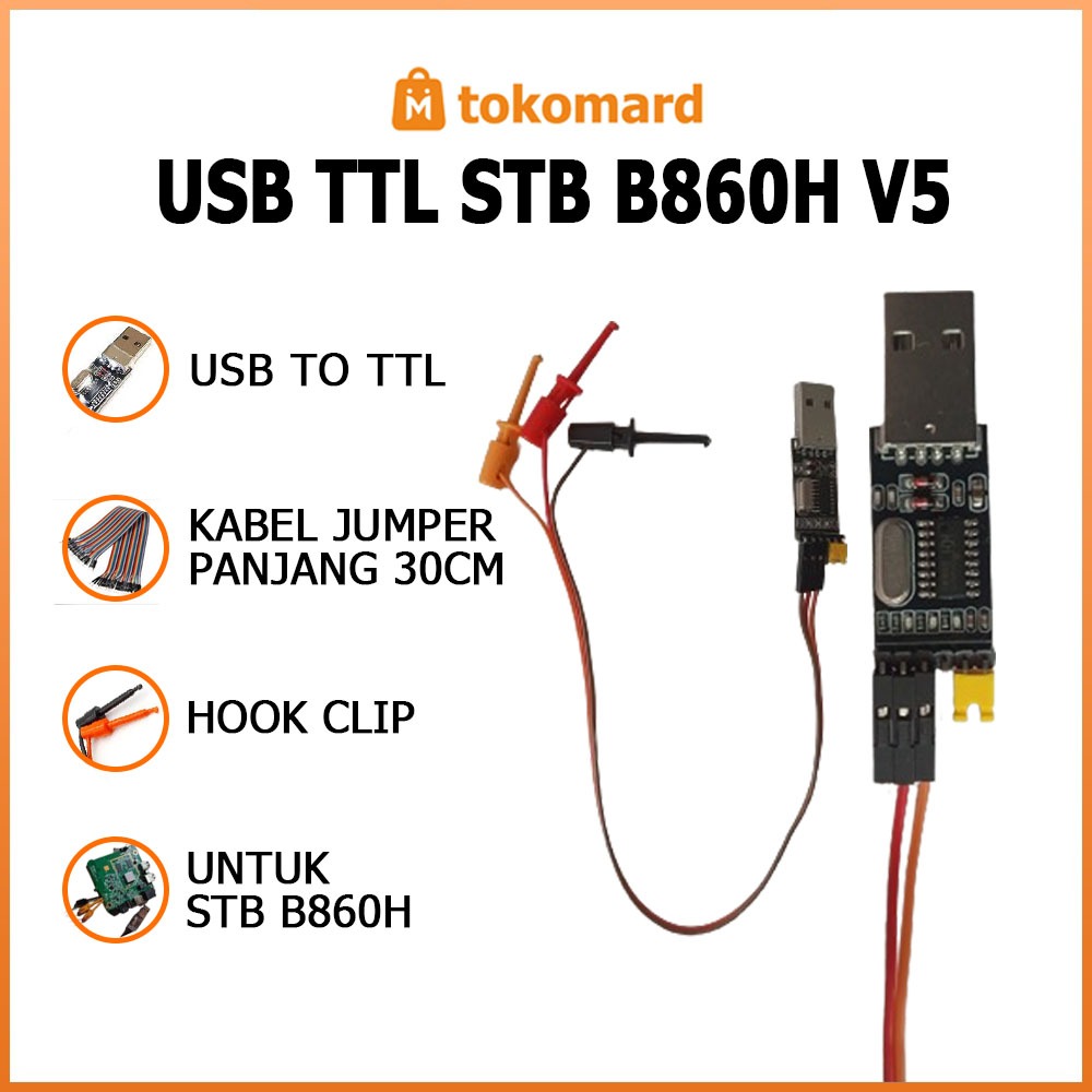 Jual USB TTL Khusus STB B860H V5 / Alat Khusus Flash STB Paket Lengkap ...