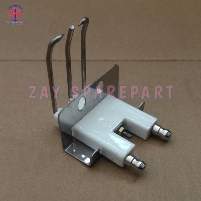 Jual Busi Jarum Pemantik Gas 3 Kaki Pin Siku / Sensor Api Flame ...
