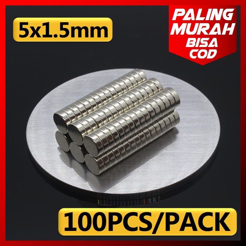 Jual BABYBOZ - 100PCS/PACK 5x1.5mm Magnet bulat Powerfull Strong ...