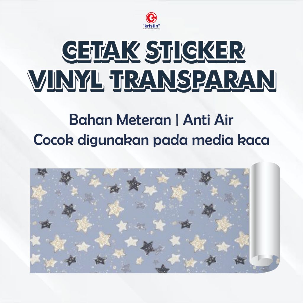 Jual CETAK STICKER VINYL TRANSPARAN METERAN | Shopee Indonesia
