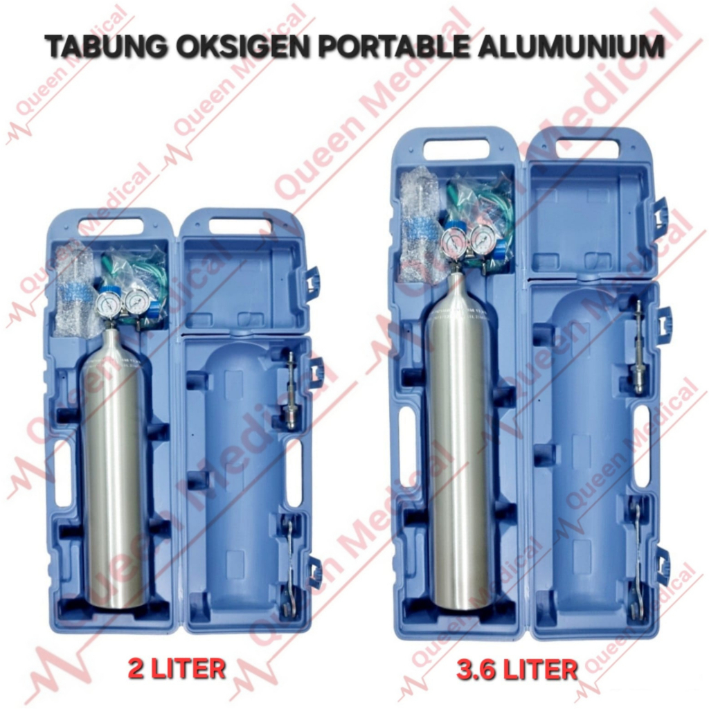 Jual Tabung O2 2 Liter Portable-Oksigen Portable 2L-Tabung Alumunium 2L | Shopee Indonesia