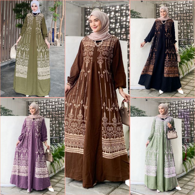 Jual Panda jaya - Gamis abaya terbaru lebaran Gamis remaja simpel Gamis ...