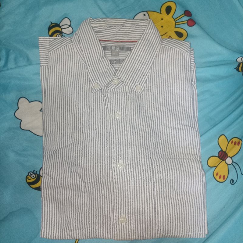 Jual UNIQLO GARIS OXFORD | Shopee Indonesia