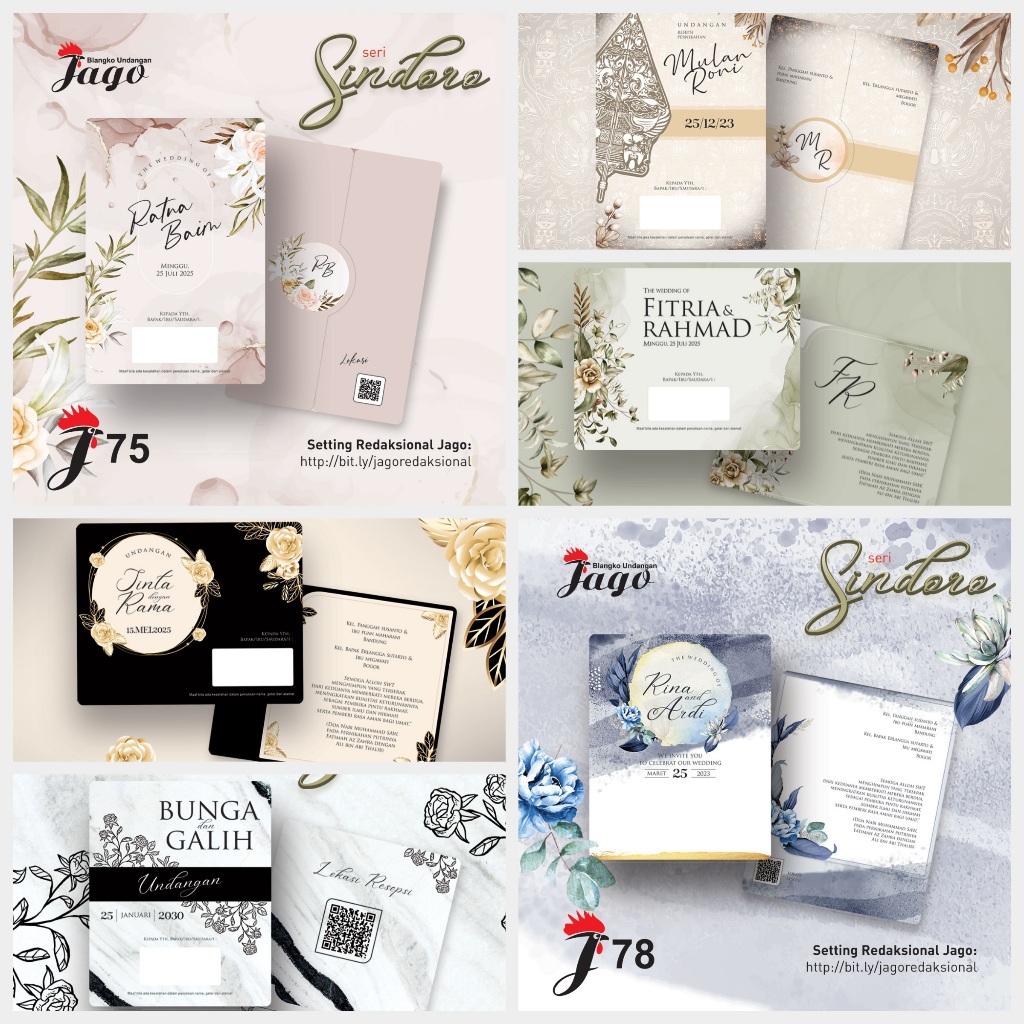 Jual Undangan Pernikahan (Jago 75-80) | Shopee Indonesia