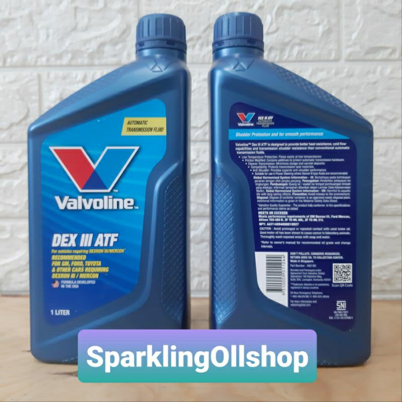 Jual Oli Valvoline Oli Transmisi Matic / Oli ATF DEX III / DEX 3 ...