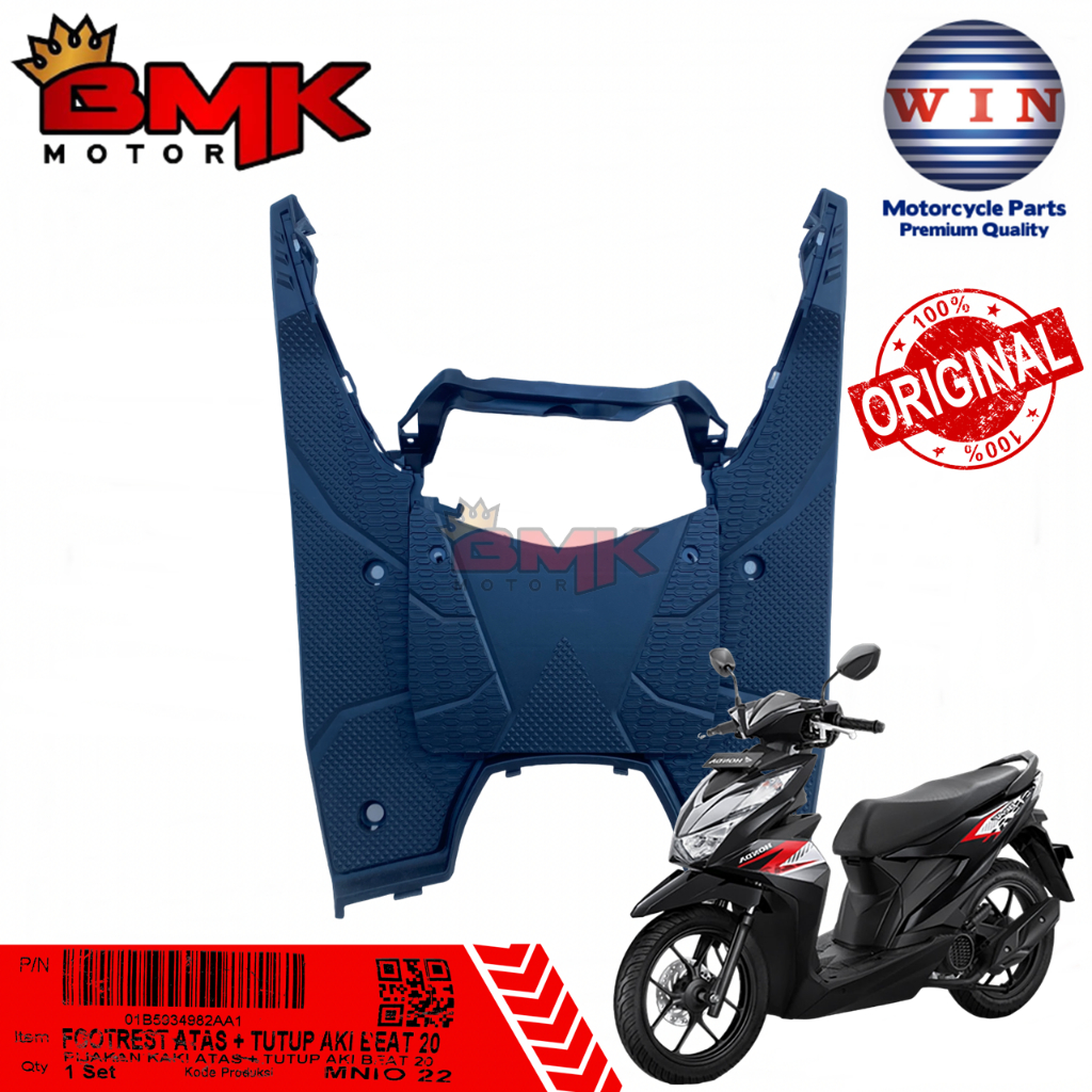 Jual Win Lantai Bordes Dek Kaki Pijakan Kaki Atas Beat 2020 2021 2022 2023 Deluxe | Shopee Indonesia