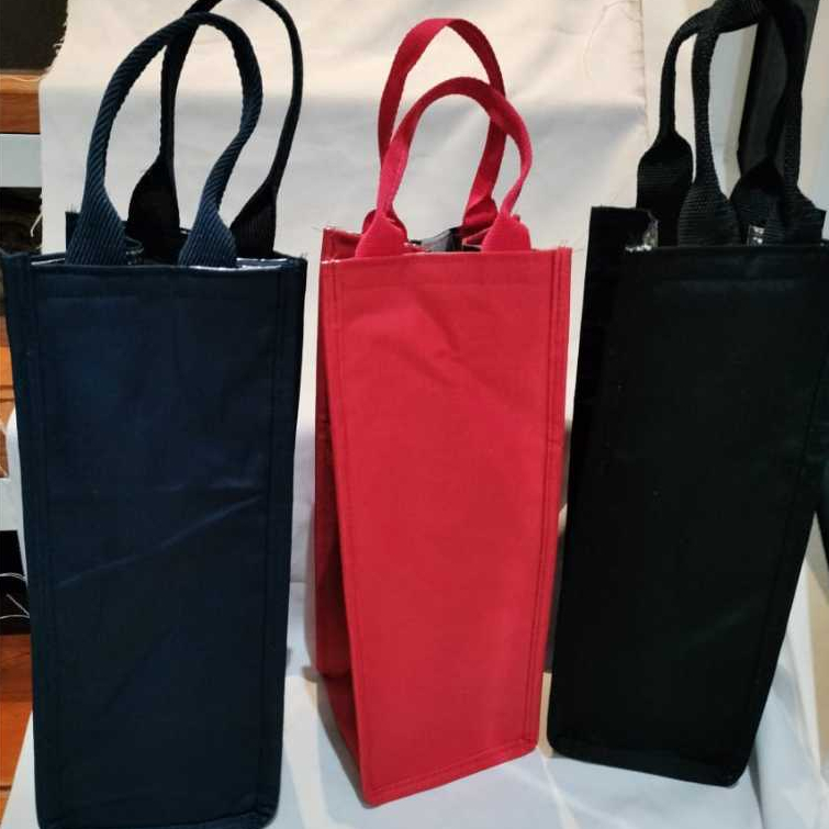 Jual tas botol 2 liter lapis alumunium foil coolerbag size 12*12*32 cm ...