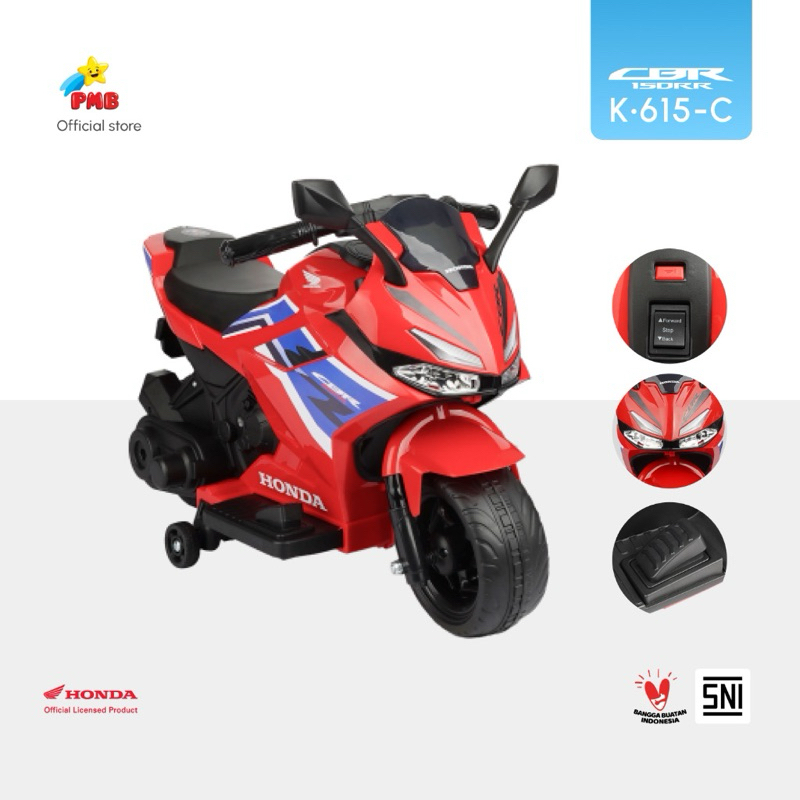 Jual PMB MAINAN MOTORAN AKI K615C CBR - PMB TOYS | Shopee Indonesia