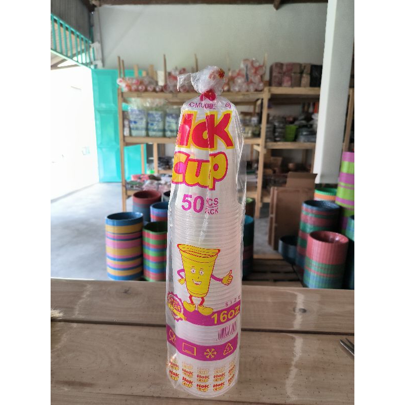 Jual Gelas Plastik HOK Cup / Gelas Pop Ice / Es Teh Jumbo 10oz/12oz ...