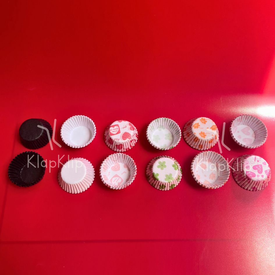 Jual 1pack = 1000pcs Cupcake Cases LOTUS 7cm - Alas Kue Nastar isi ...