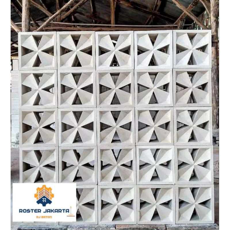 Jual ROSTER BETON/LOSTER MINIMALIS MOTIF DAUN KOMBI 1MUKA. | Shopee ...
