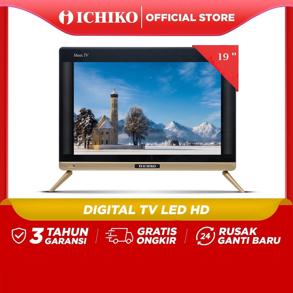 Jual ICHIKO Smart TV LED TV 19 / 32 Inch HD-USB / HDMI Plug & Play ...