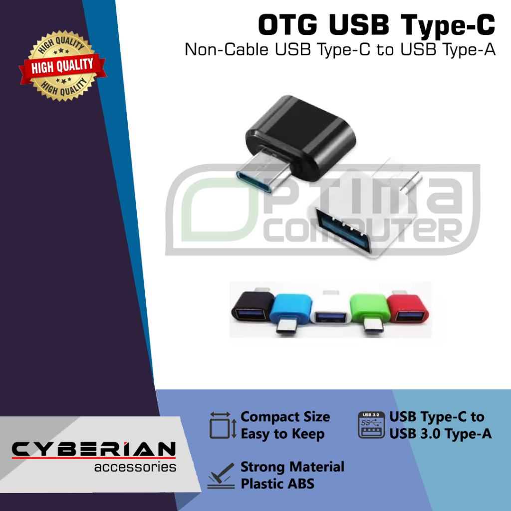 Jual OTG Adapter Mini Type-C to USB Female | Shopee Indonesia