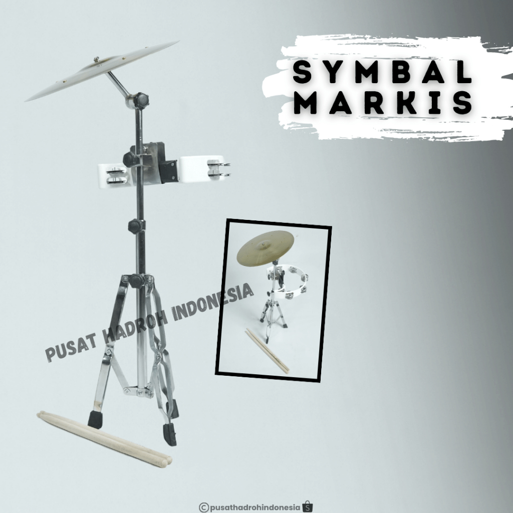 Jual Simbal Markis Marawis Fullset Symbal Stand Hadroh Cymbal Terbangan ...
