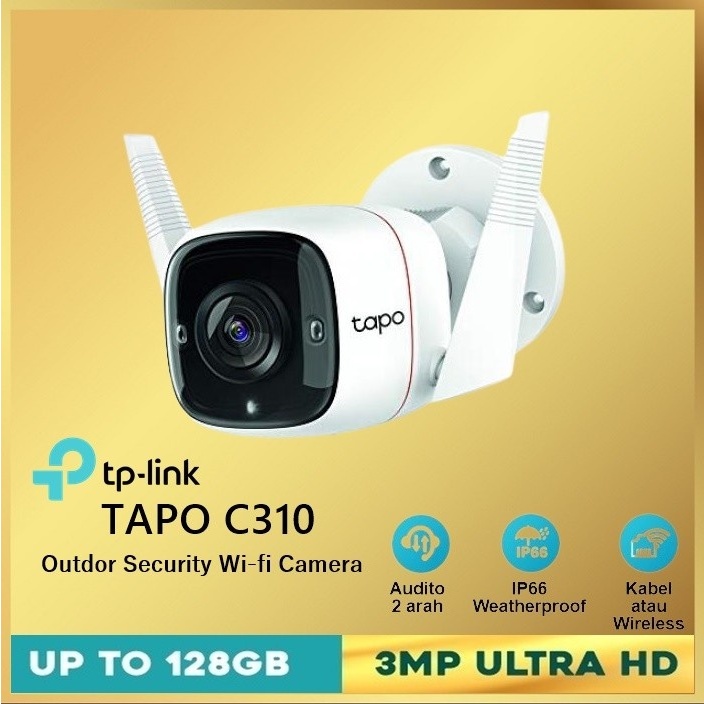 Jual TP-LINK Tapo C310 Outdoor Security WiFi LAN Home Camera Tplink C ...