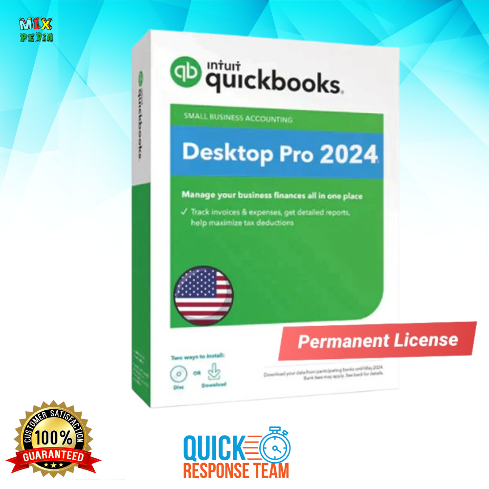 Jual Intuit QuickBooks Desktop Pro 2024 Windows 10 / 11 Product Key ...