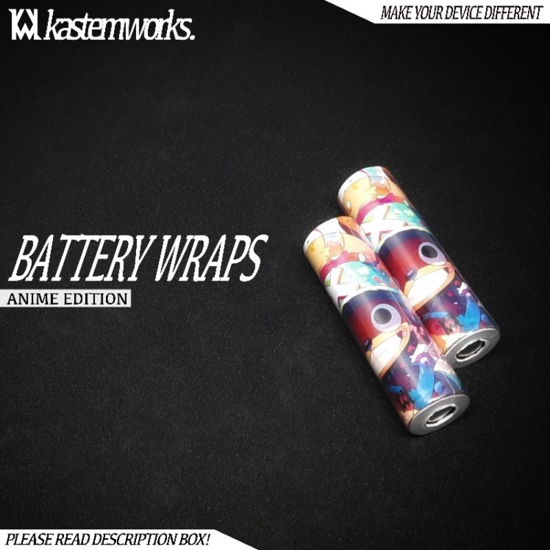 Jual Battery Wraps 18650 - Anime Edition | Shopee Indonesia