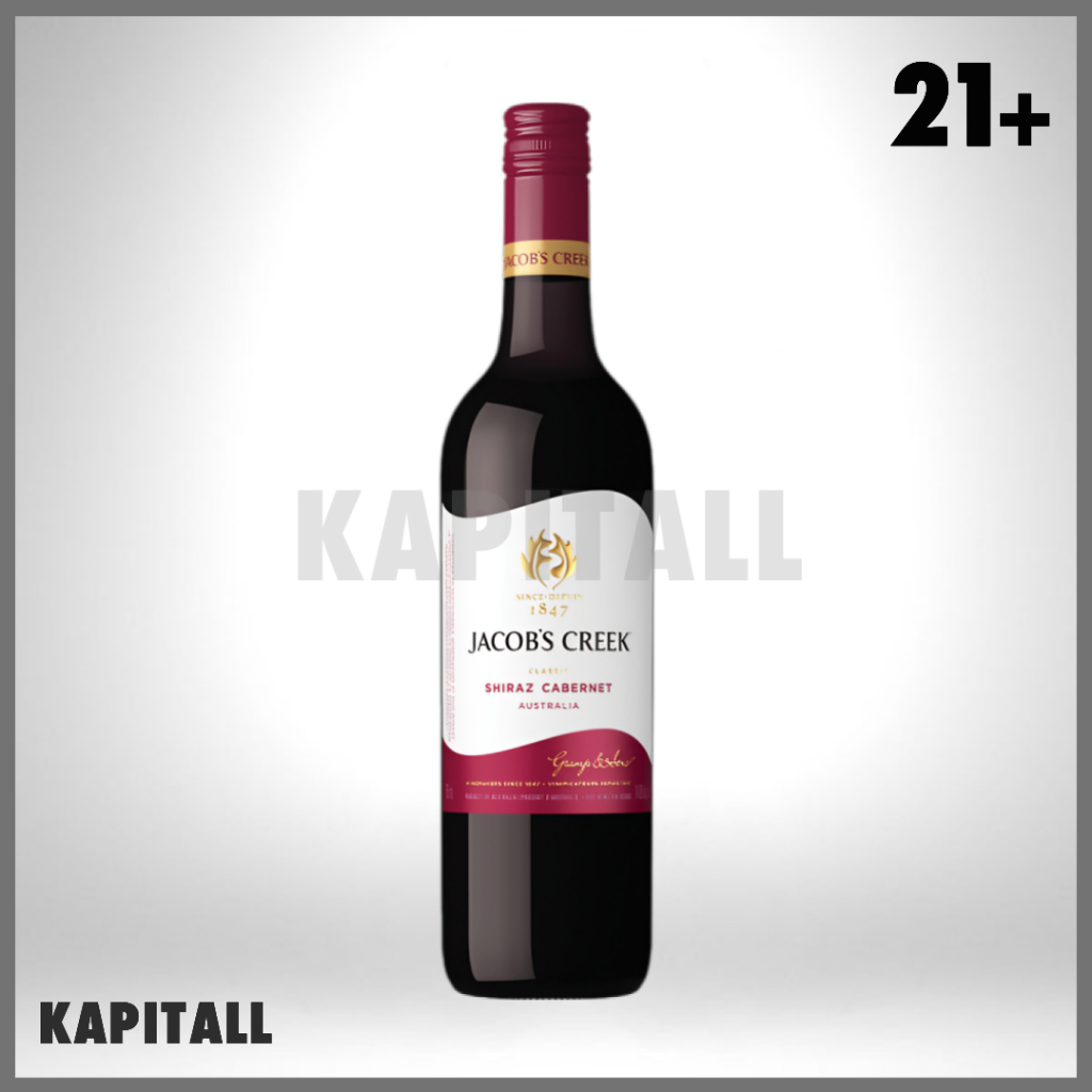 Jual WINE JACOBS CREEK SHIRAZ CABERNET 750ml | Shopee Indonesia