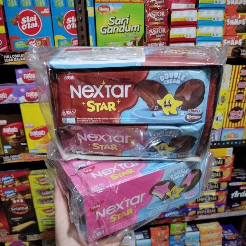 Jual NEXTAR STAR kini varian baru 1 box isi 10 pics | Shopee Indonesia