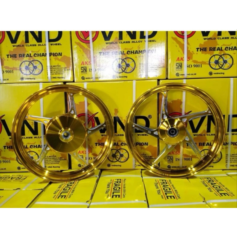 Jual VELG RACING VND AK 55 PALANG 5 BEAT VARIO 110 SCOOPY VARIO 125 VARIO 150 - OREN | Shopee ...
