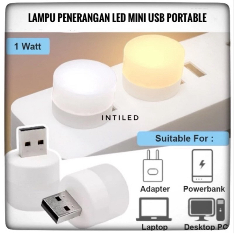Jual Lampu Penerangan LED USB Mini Portable | Shopee Indonesia