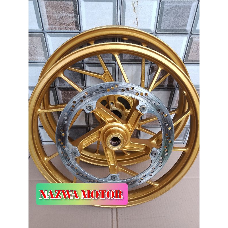 Jual VELG RACING SATRIA FU ORIGINAL REPAINT SATU PASANG | Shopee Indonesia