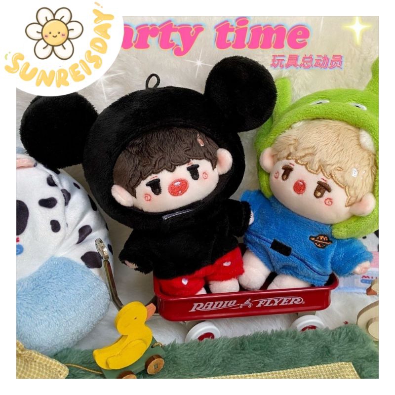 Jual Baju Boneka DISNEY Onesie Jumpsuit Overall Doll Clothes [ 10cm ...