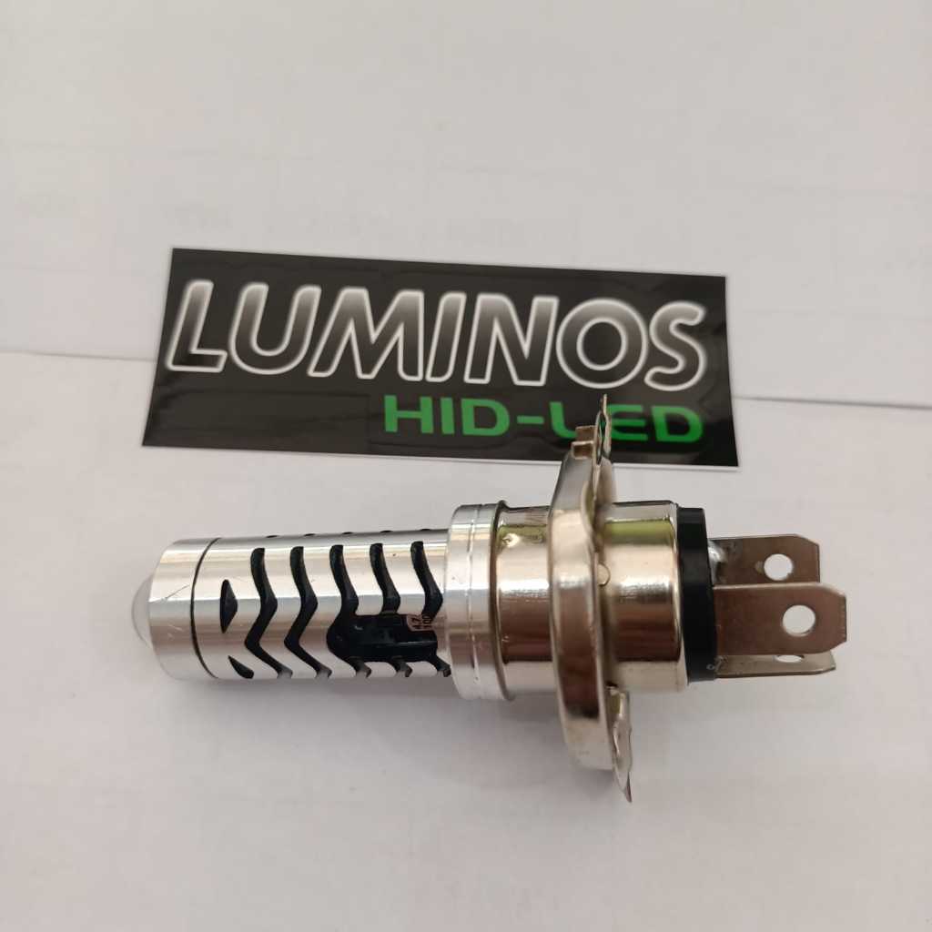 Jual Dop Lampu Depan Led H4 2 Warna Kuning Putih Luminos | Shopee Indonesia