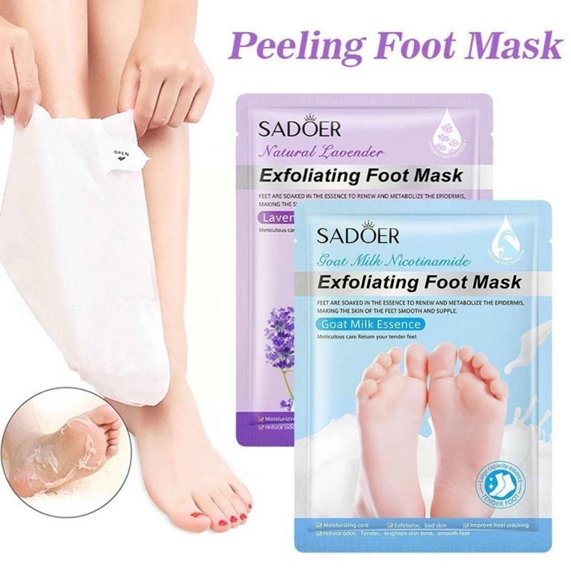 Jual SADOER Foot Mask Exfoliating / Masker Kaki Efero - LAVENDER | GOAT ...