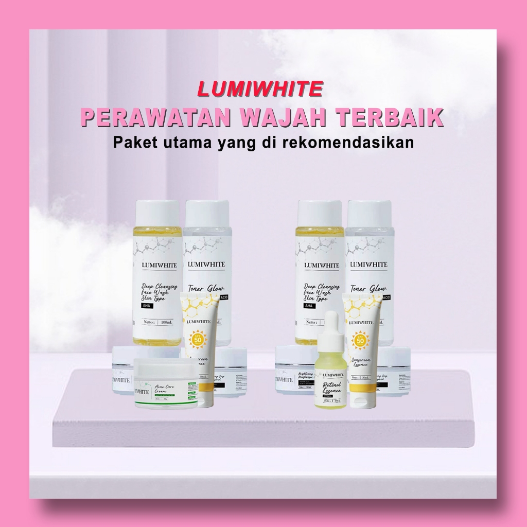 Jual Lumiwhite Paket Brightening Dan Paket Acne Care Lengkap Skincare ...