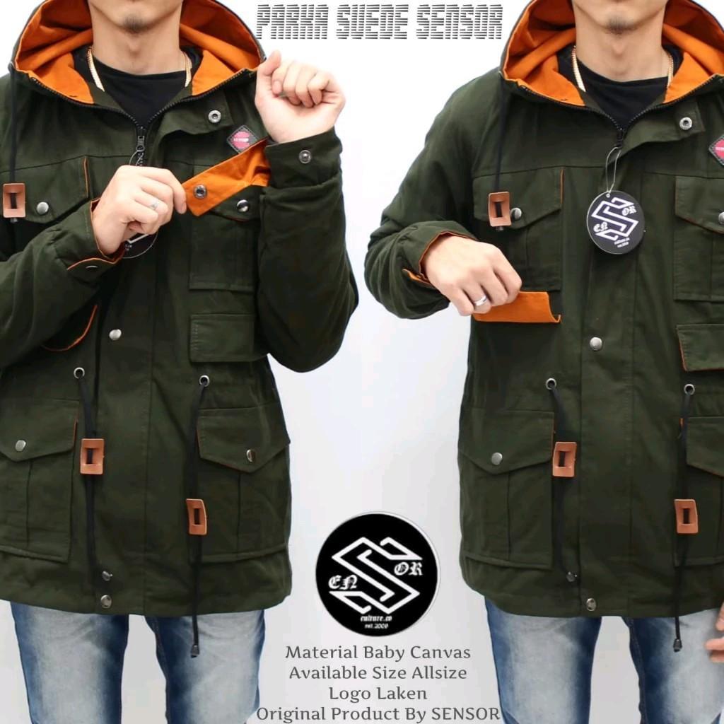 Jual SNSR - Jaket Parka SUEDE SENSOR Original / Jaket Parka Baby Canvas ...