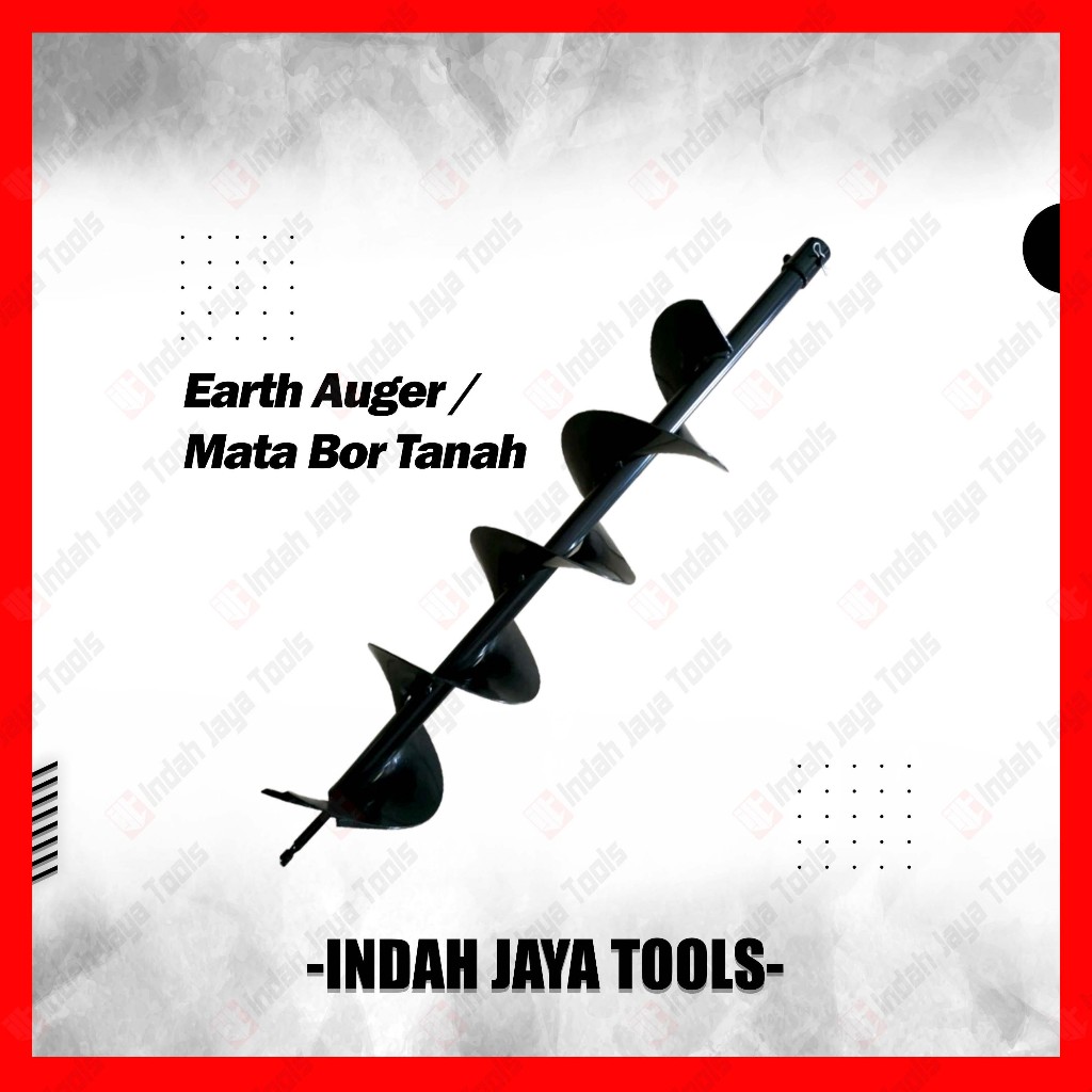Jual Earth Auger 200 mm/ Mata Bor Tanah Biopori Sumur 200 mm | Shopee ...