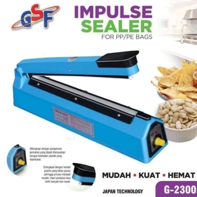 Jual IMPULSE SEALER 20 CM & 30 CM/ALAT PEREKAT PLASTIK/MESIN PRESS ...