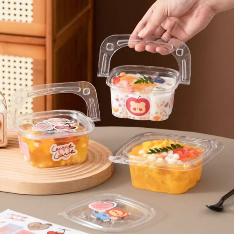 Jual Mika Keranjang / Mika Dessert / Tray Mika / Wadah Minuman / Mika ...