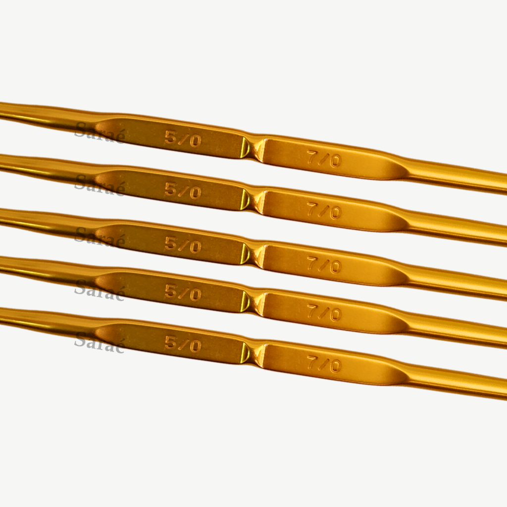 Jual Tulip Alumunium Double Pointed Crochet Hook - Hakpen/Jarum Rajut ...