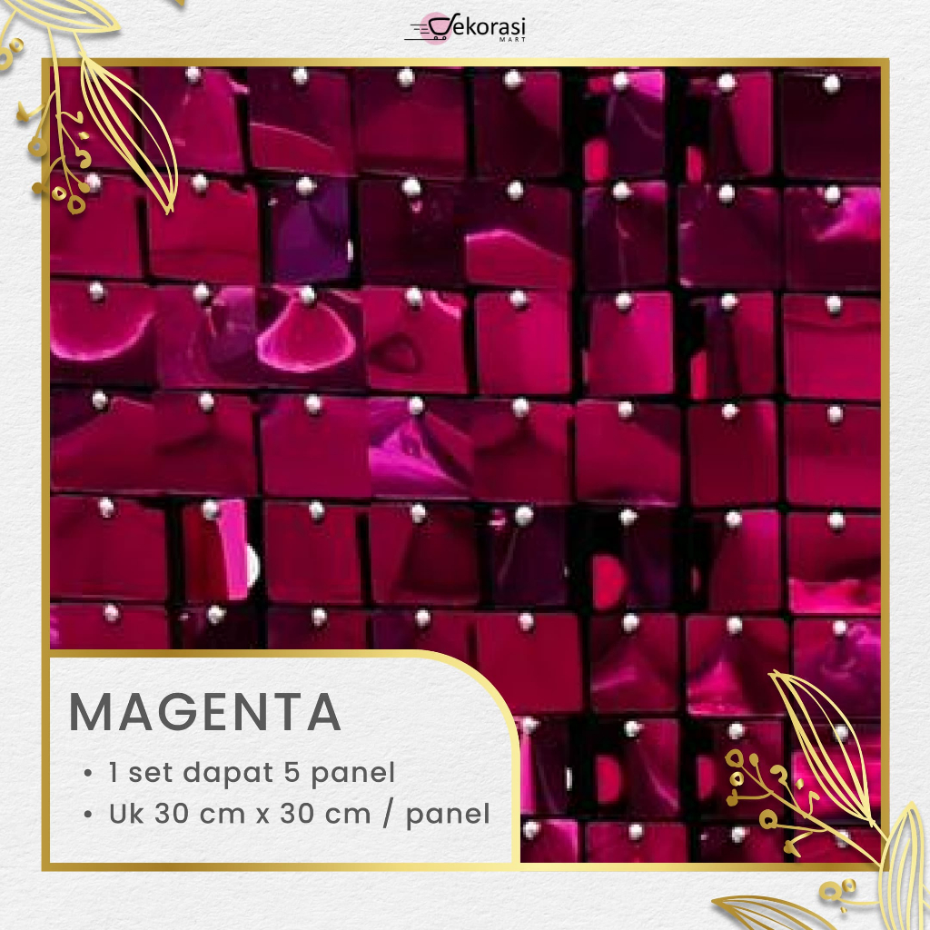 Jual 5 PANEL TERMURAH Square Sequin Tile Backdrop / Sequin Backdrop ...