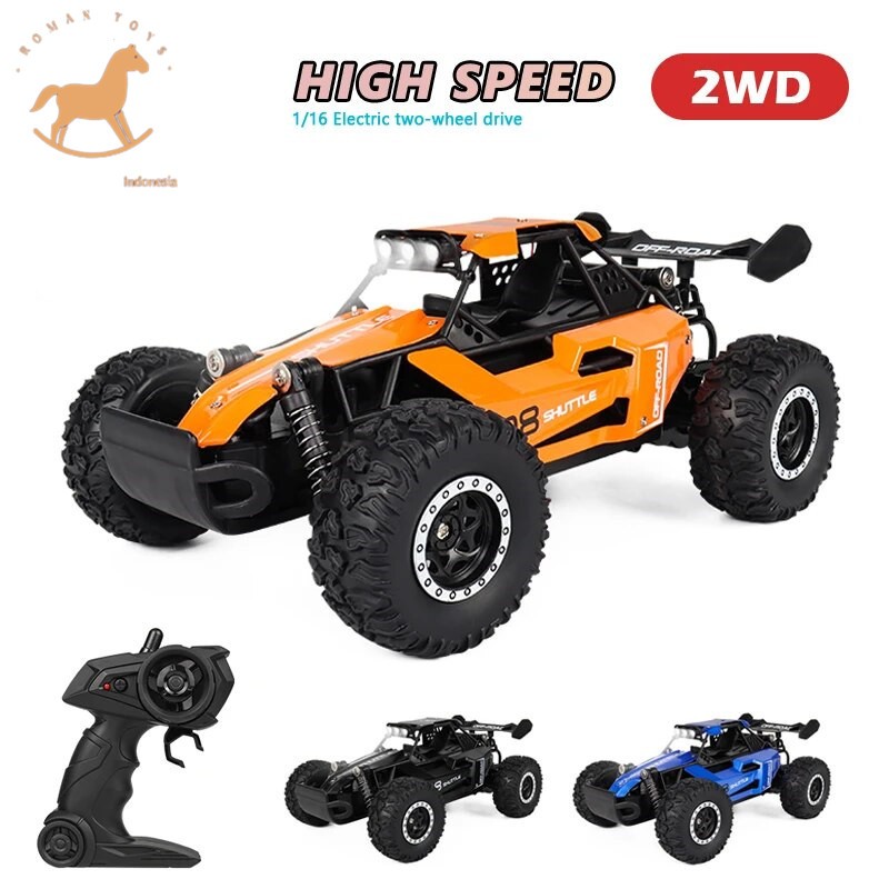 Jual 2.4Ghz Paduan Remote Control Buggy Mobil Kecepatan Tinggi 1:16 ...